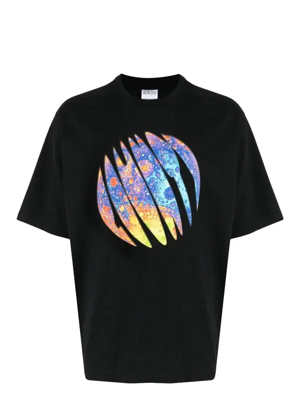 COUNTY OF MILAN County Lunar Cotton T-shirt - Black