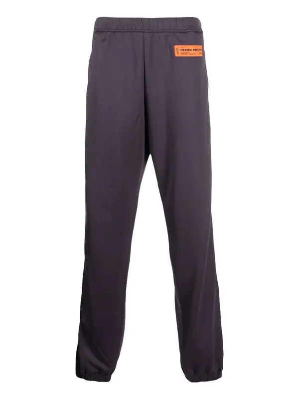 Heron Preston Logo-patch Track Pants - Purple