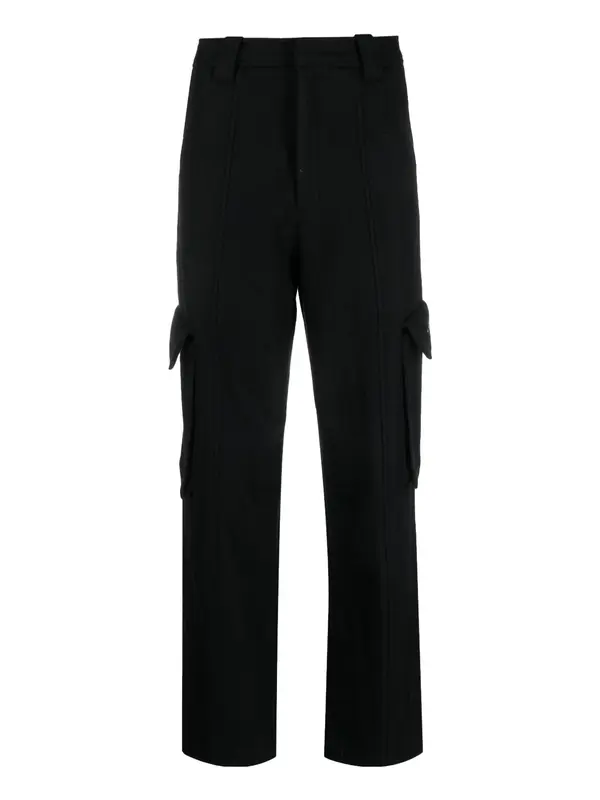 Axel Arigato Straight-leg Cargo Trousers - Black