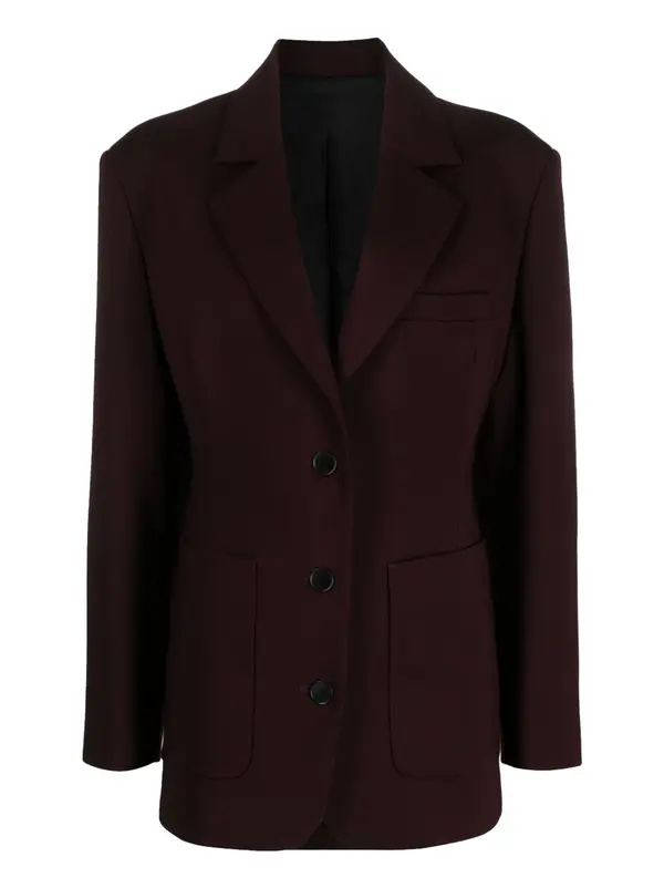 LANVIN Single-breasted Blazer - Red
