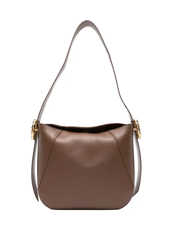 LANVIN Melodie Leather Shoulder Bag - Brown