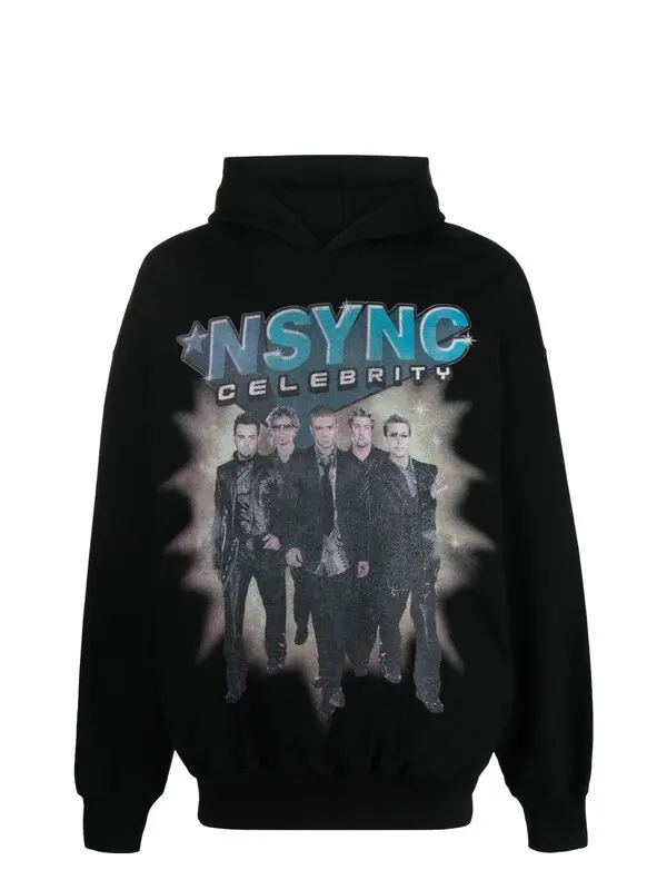 1989 STUDIO Nsync Celebrity Hoodie - Black