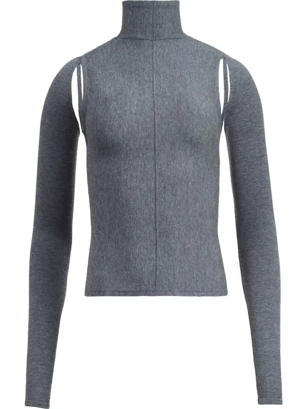 Khaite The Marlowe Wool Sweatshirt - Grey