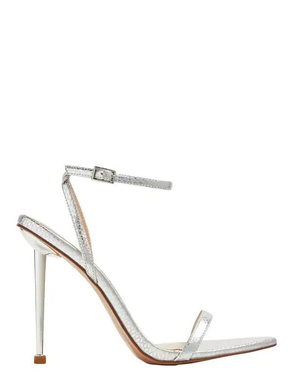 Femme La The Ford 114mm Sandals - Silver
