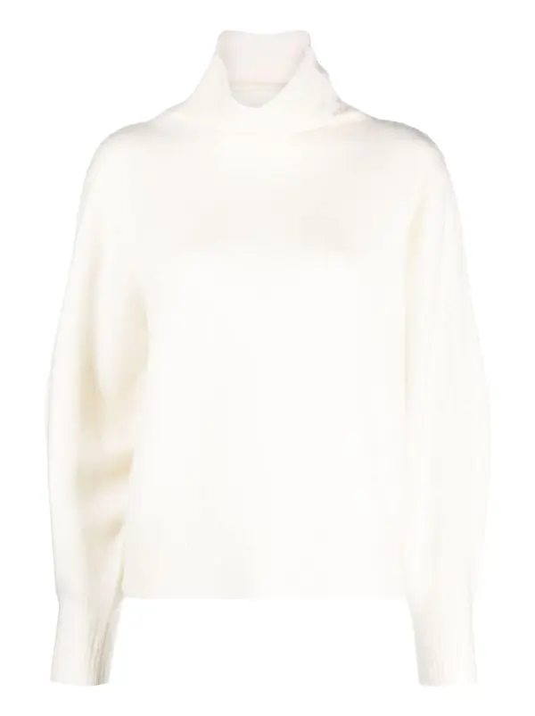 Zimmermann Lyrical Brushed Wool-cashmere Jumper - White