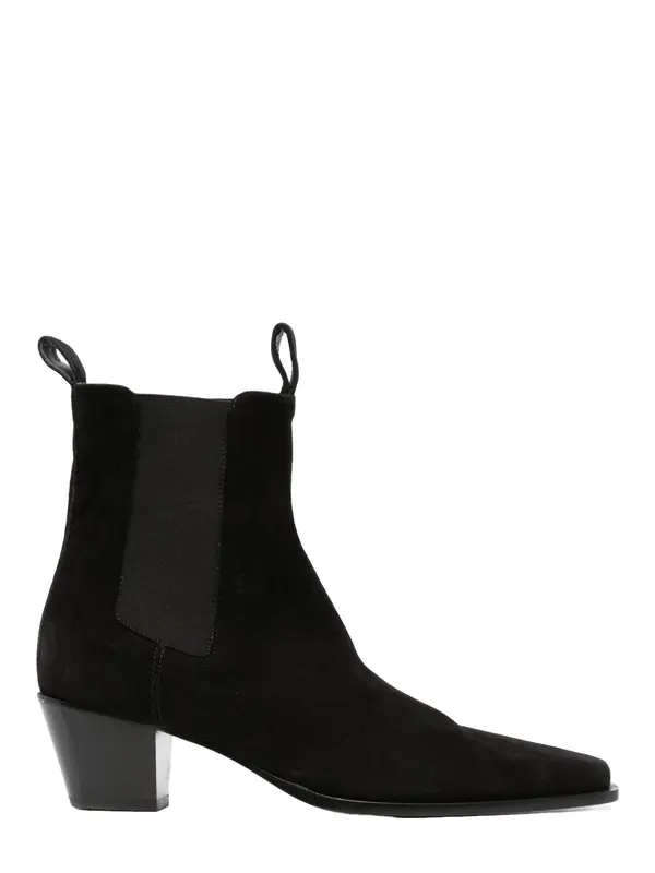 TOTEME 50mm The City Cowboy Boots - Black