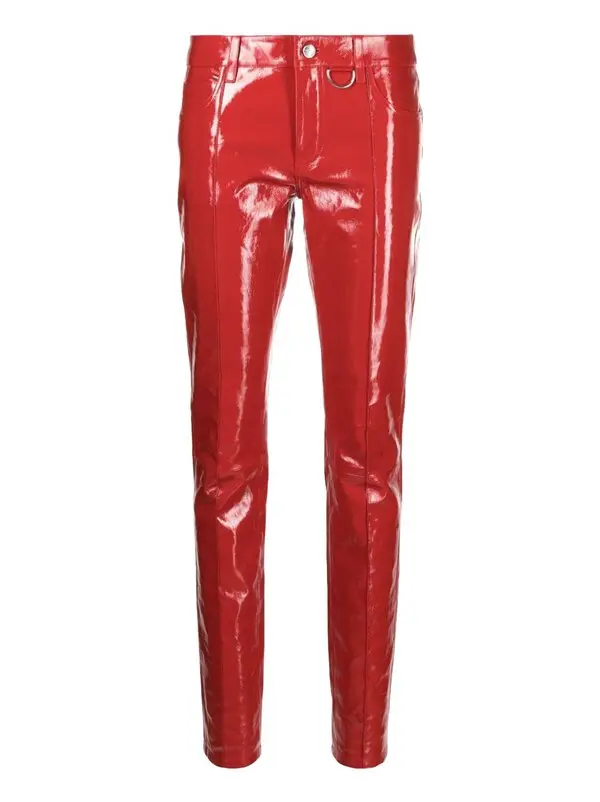 Zadig&Voltaire Peko Vinyl Trousers - Red