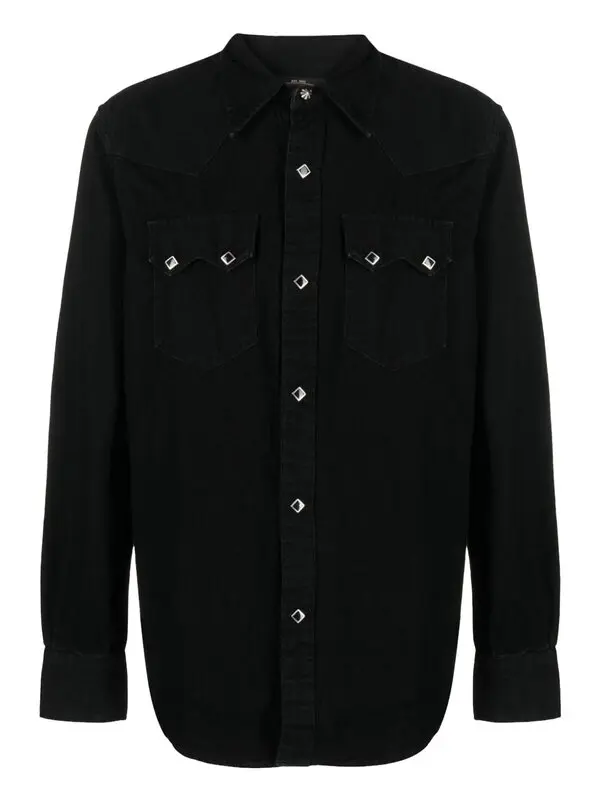 Ralph Lauren Button-up Cotton Shirt - Black