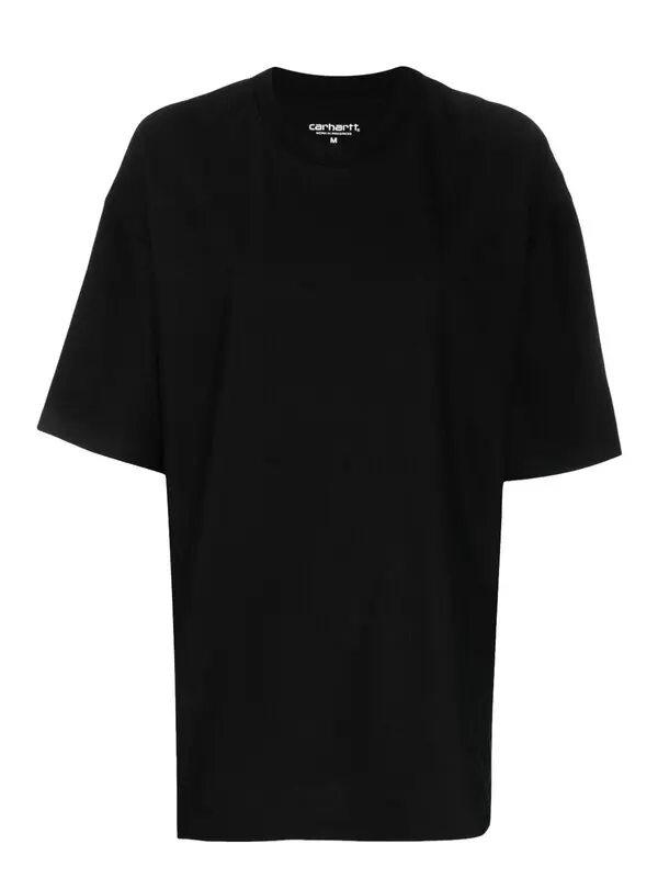 Carhartt Work In Progress Crew-neck Organic Cotton T-shirt - Black