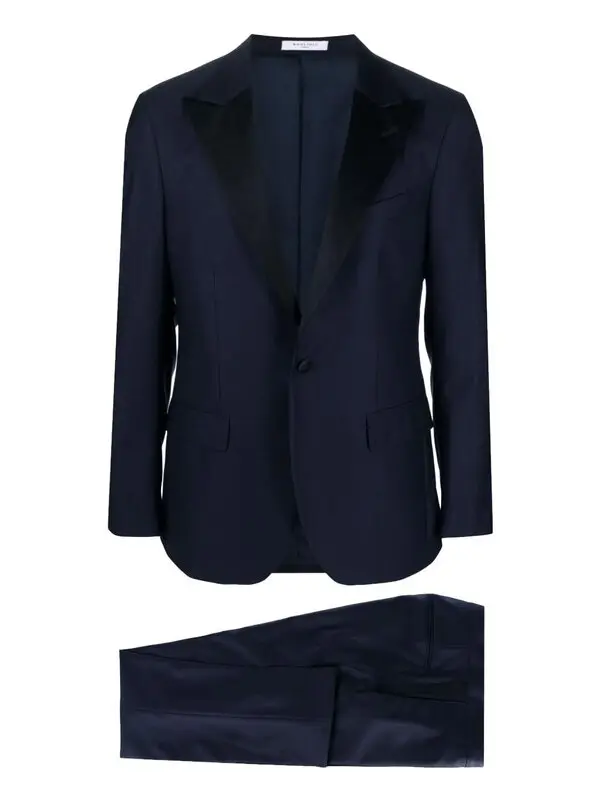 Boglioli Peak-lapels Single-breasted Suit - Blue