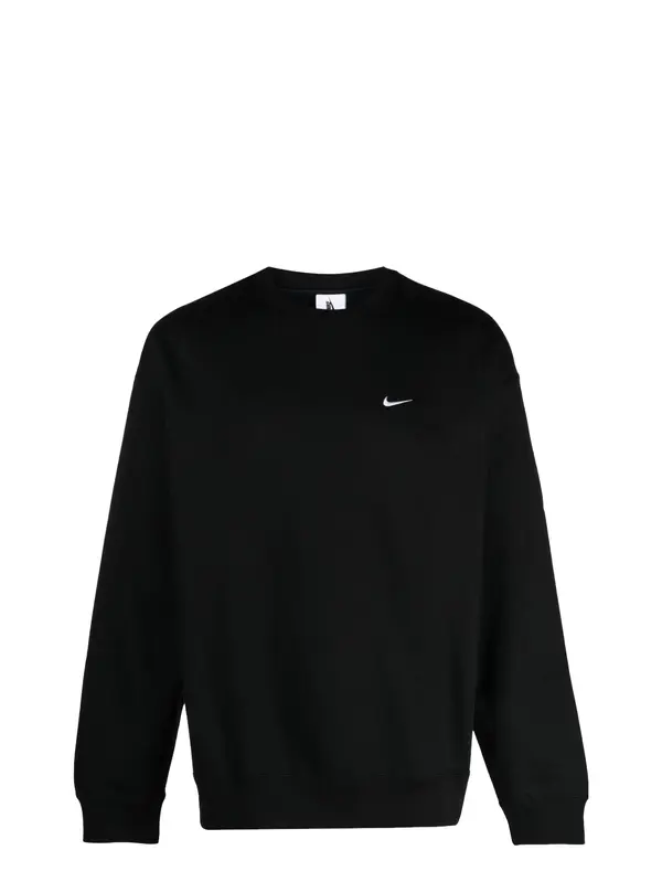 Nike Solo Swoosh-logo Sweatshirt - Black