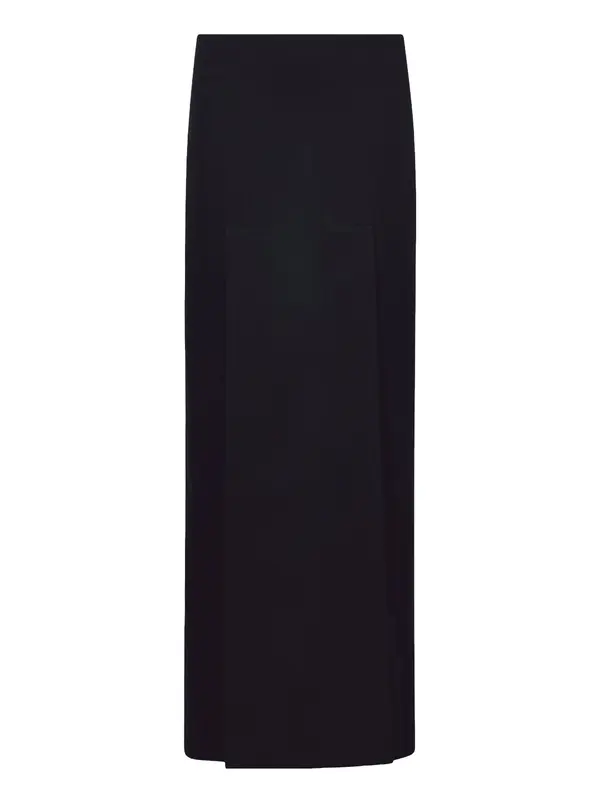Proenza Schouler Felted Slit Maxi Skirt - Black