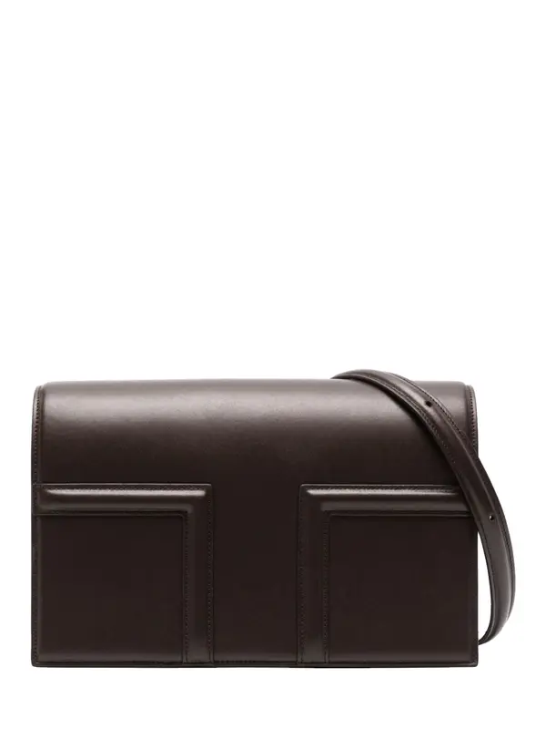 TOTEME T-flap Leather Crossbody Bag - Brown