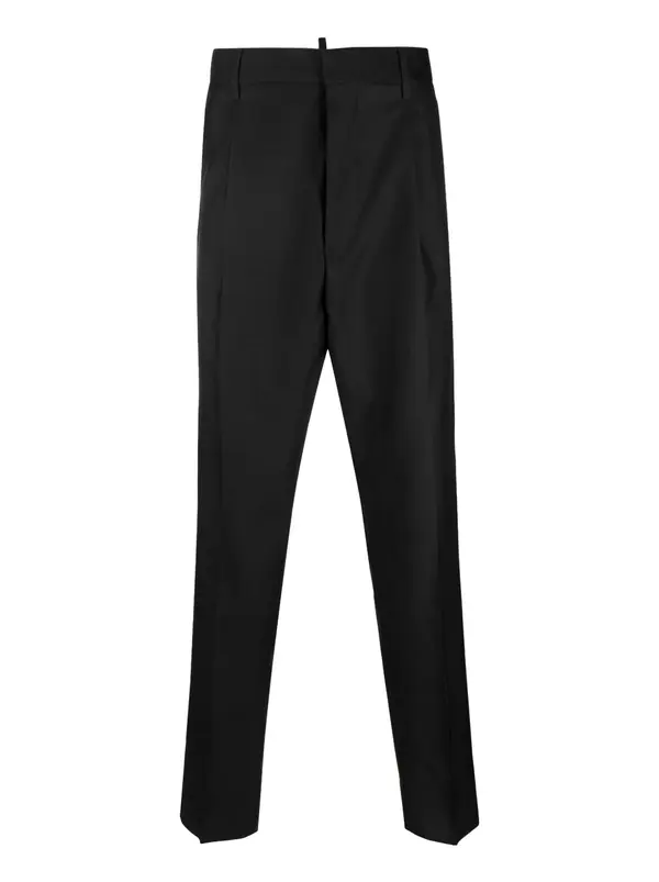 Dsquared2 Cigarette Tailored-cut Trousers - Black