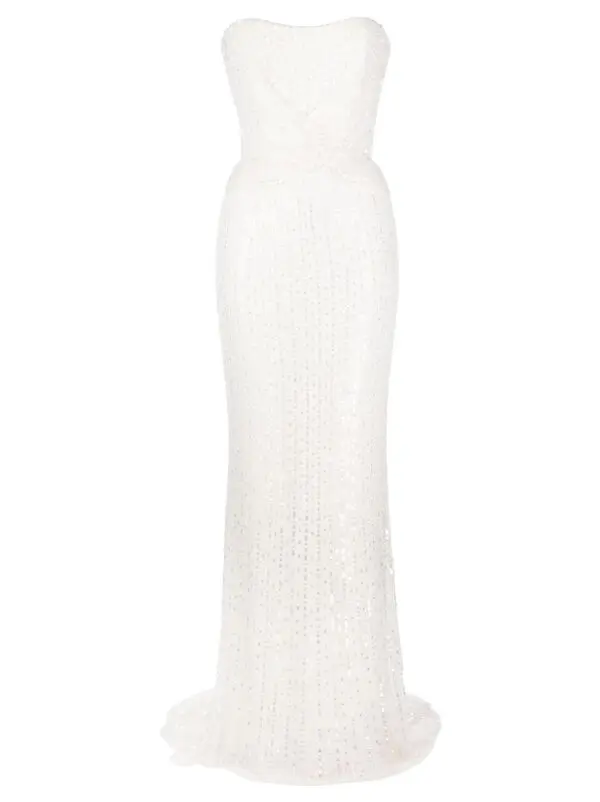 Jenny Packham Mia Sequin Bridal Gown - White
