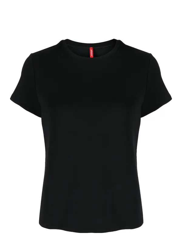 Spanx Airessentials Cap-sleeved T-shirt - Black