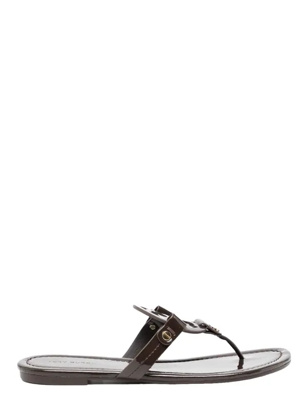 Tory Burch Miller Leather Sandals - Brown