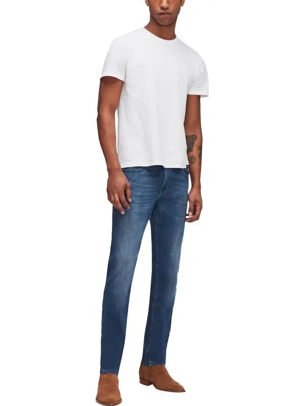 7 For All Mankind Slimmy Clean Pocket Slim Fit Jeans - Mid Blue