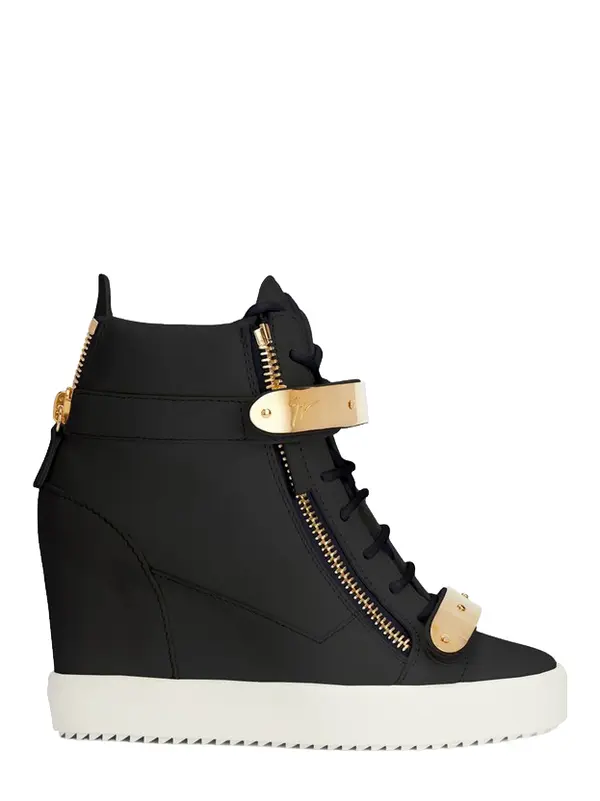 GIUSEPPE ZANOTTI Coby Wedge Sneakers - Black