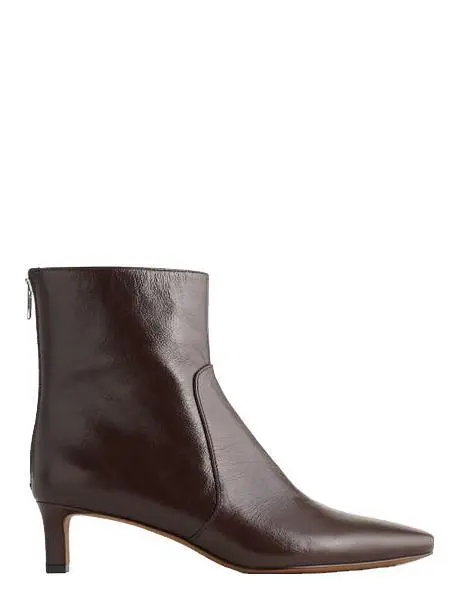 Madewell The Dimes Kitten Heel Boot - Turkish Coffee