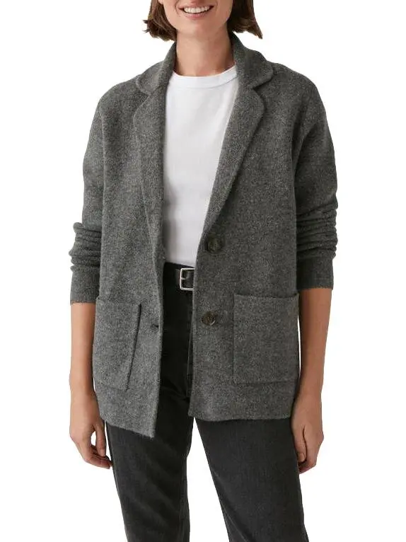 Michael Stars Diana Knit Blazer - Charcoal
