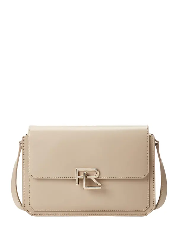Ralph Lauren Rl 888 Flap Leather Crossbody Bag - Fawn