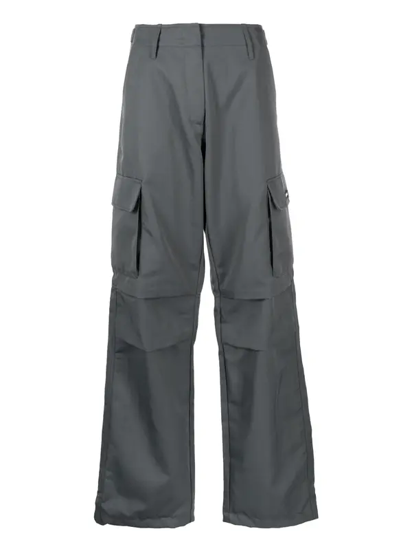 Coperni Wide-leg Cargo Trousers - Grey