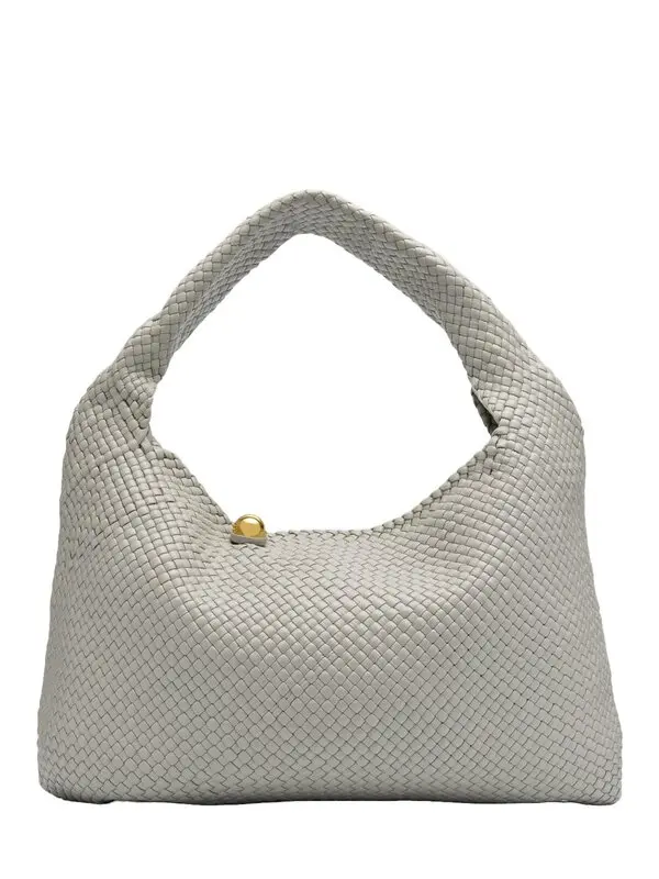 Bottega Veneta Large Tosca Hobo Bag - Agate Grey-muse