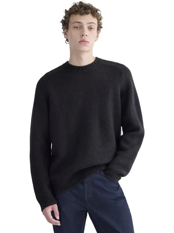 Everlane Cloud Crewneck Sweater - Black
