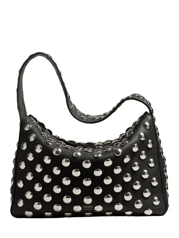Khaite Elena Studded Shoulder Bag - 200 Black