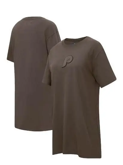 PRO STANDARD Philadelphia Phillies T-shirt Dress - Brown
