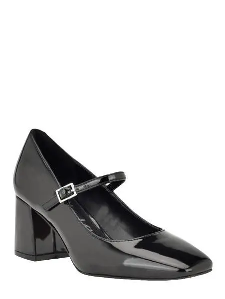 Calvin Klein Jatlee Block Heel Pumps - Black