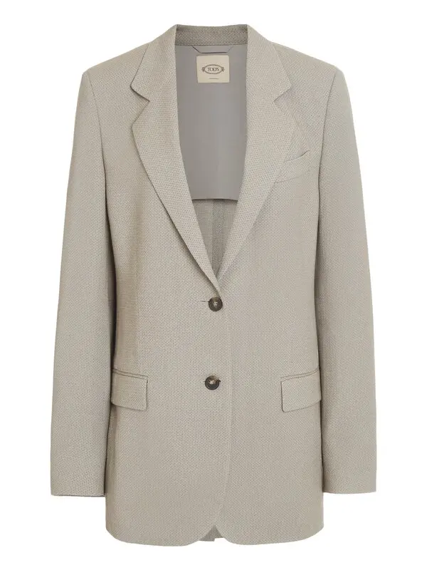 TOD'S Tailored Blazer - Grey