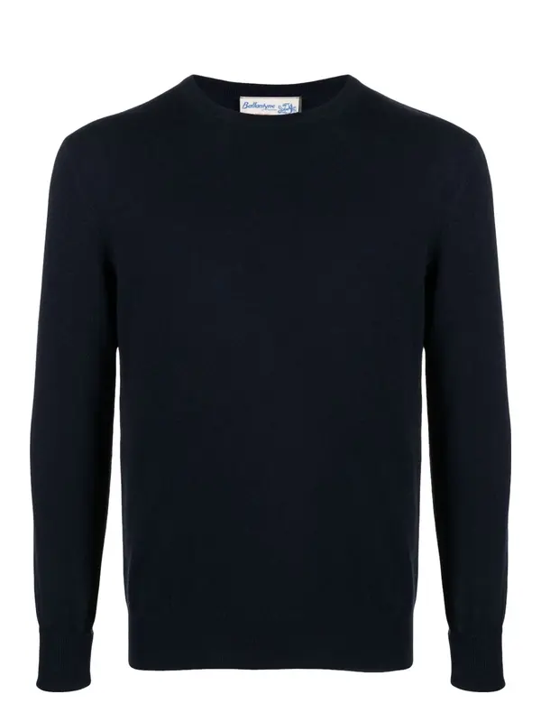 BALLANTYNE Cashmere Crew-neck Jumper - Blue
