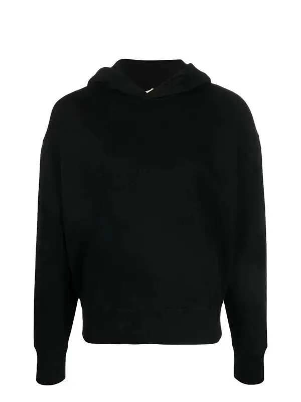 TEN C Logo-patch Hoodie - Black