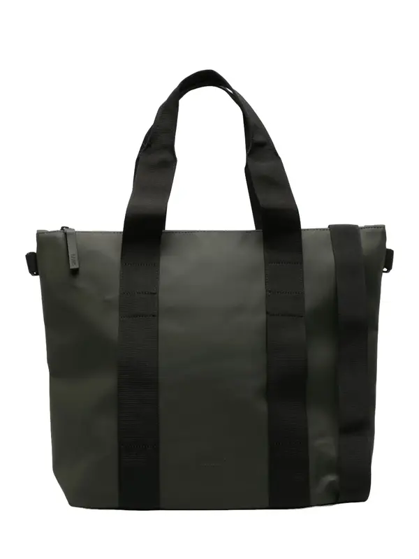Rains Debossed Logo Tote Bag - Green