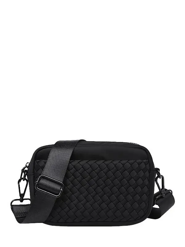 SOL AND SELENE Inspiration Woven Crossbody - Black