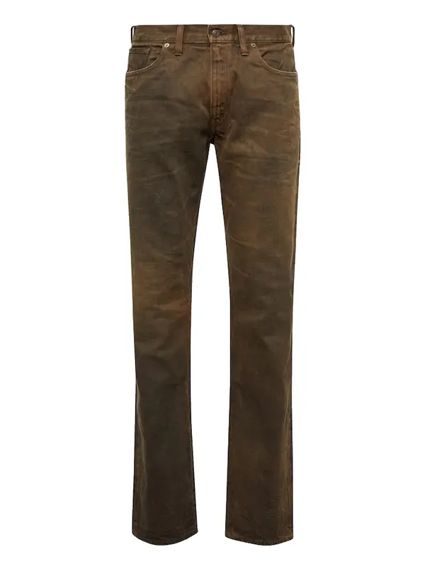 Ralph Lauren Patched Slim Jeans - Blue