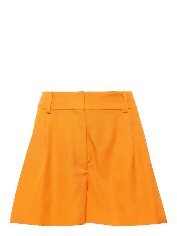 Stella McCartney High-rise Shorts - Orange