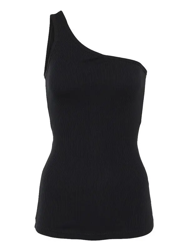 Isabel Marant Étoile One-shoulder Cotton Tank Top - Black