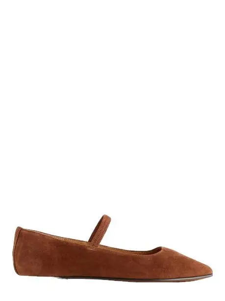 Madewell The Greta Ballet Flat - Soft Mahogany