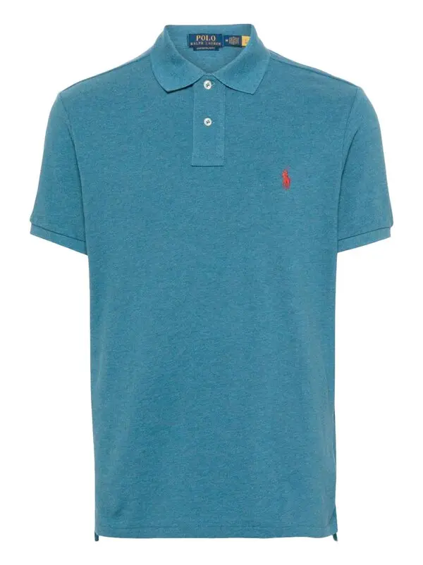 Polo Ralph Lauren Polo Pony-embroidered Polo Shirt - Blue