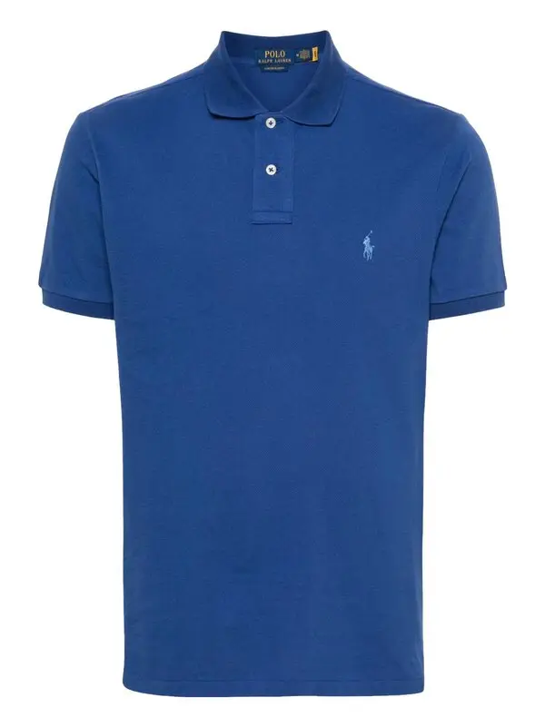 Polo Ralph Lauren Polo Pony-embroidered Polo Shirt - Blue