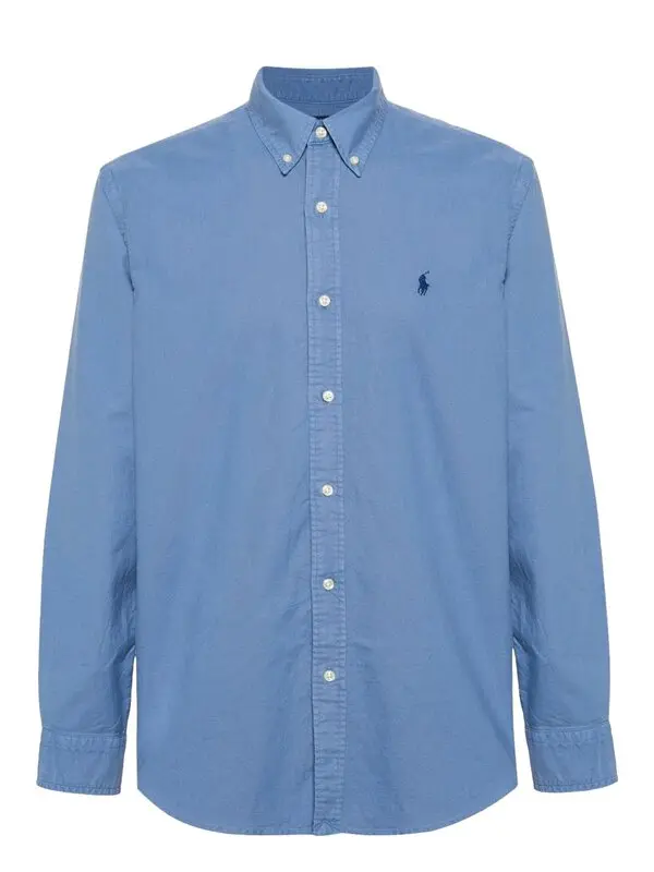 Polo Ralph Lauren Polo Pony-embroidered Shirt - Blue
