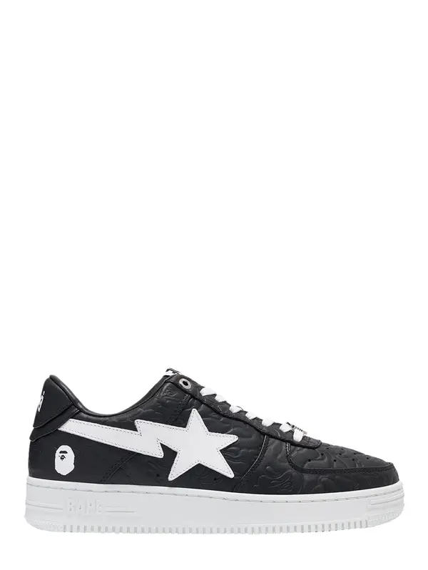 BAPE Sta #3 M1 'line Camo' Sneakers - Black