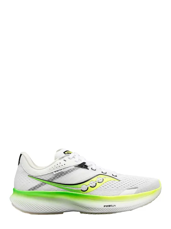 Saucony Ride 16 Slime - White
