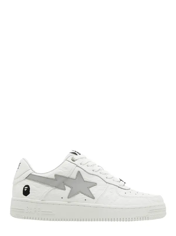 BAPE Bapesta #3 M1 'line Camo' Sneakers - White