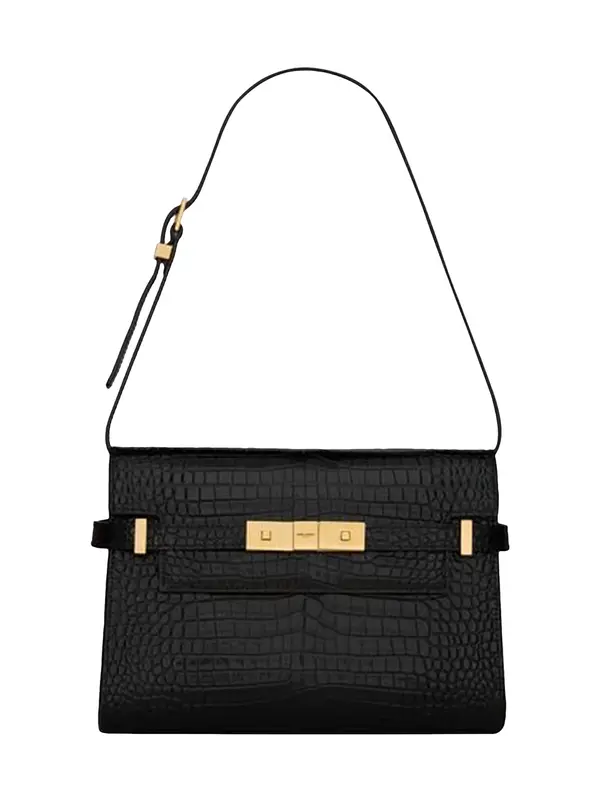 Saint Laurent Manhattan Small Shoulder Bag - Black