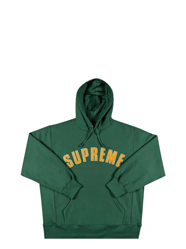 Supreme Pearl Logo Hooded Sweatshirt - Green