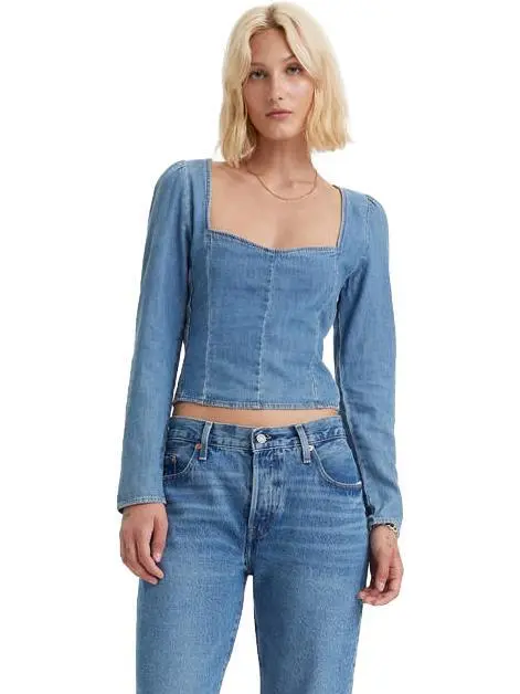 LEVI'S Ophelia Corset Blouse - Soft As Butter